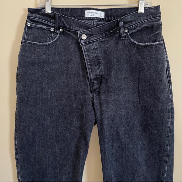 Abercrombie & Fitch | Jeans | Abercrombie Fitch Black High Rise The Dad ...